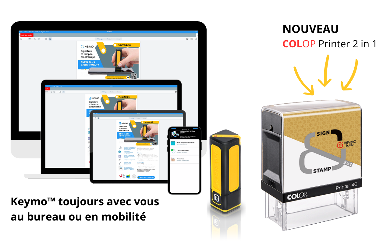 Keymo : Le tampon numérique eIDAS, 100 % français et unique.